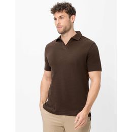 Brax Herren Polo Style PRINCETON chocolate, dunkelbraun, Gr. M
