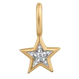 OROLINO Anh&auml;nger Gold 585 Stern-Motiv mit Brillant 0,005ct.