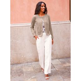 Lederimitat-Blazer