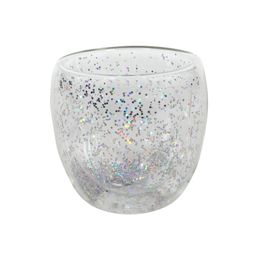 SONSTIGE Trinkglas KONFETTI silber