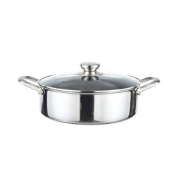 Edelstahl Wabenstruktur Kochtopf Induktion &Oslash;28cm Topf Pfanne