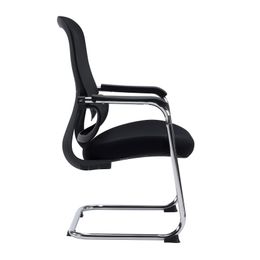 hjh OFFICE Freischwinger Ergomy Meet Stoff / Netzstoff mit Armlehnen