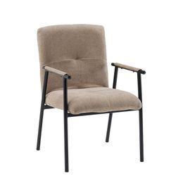 hjh LIVING Polsterstuhl Lifea Flex Stoff mit Armlehnen