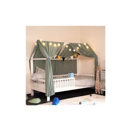 Home Deluxe Kinderbett STERNENLAND &ndash; 90 x 200 cm Wei&szlig;