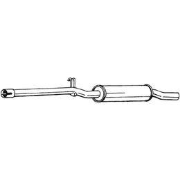 BOSAL Mittelschalld&auml;mpfer 233233 f&uuml;r VW