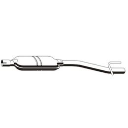 VEGAZ Mittelschalld&auml;mpfer ms280erns mitte f&uuml;r Mercedes