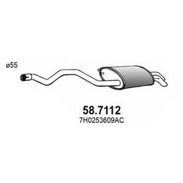Asso Endschalld&auml;mpfer 587112 f&uuml;r VW