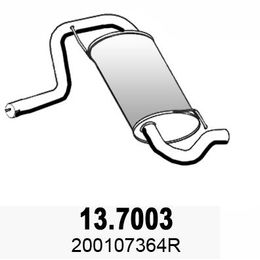 Asso Endschalld&auml;mpfer 137003 f&uuml;r DACIA