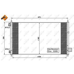 NRF Kondensator, Klimaanlage EASY FIT 35780 f&uuml;r HONDA