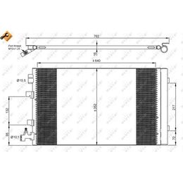 NRF Kondensator, Klimaanlage EASY FIT 35932 f&uuml;r RENAULT