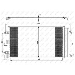 NRF Kondensator, Klimaanlage EASY FIT 35752 f&uuml;r Fiat