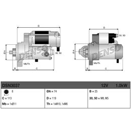 DENSO Starter dsn3037 f&uuml;r Peugeot TOYOTA