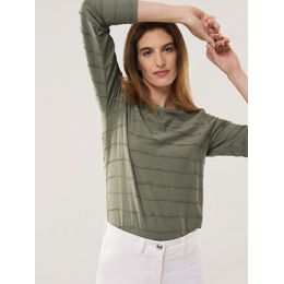 Walbusch Baumwollshirt Streifenstruktur LA