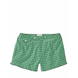Pier Sicilia Herren Badeshorts Marcello Gr&uuml;n 100 % Polyamid