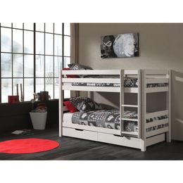 Vipack Furniture Etagenbett Pino, wei&szlig;