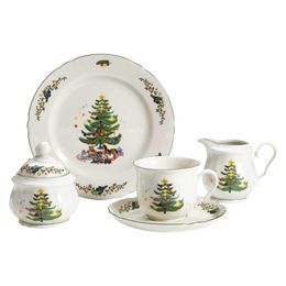 Seltmann Weiden Kaffeeservice Marieluise Weihnachten 20er Set