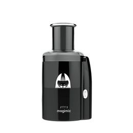 Magimix Juice Expert 3 Black Entsafter (XL Einf&uuml;llschacht, zwei Presskegel, Edelstahlsaftfilter, ColdPress-Technologie, 400 Watt, Schwarz)