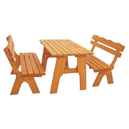 DEGAMO Garnitur FREITAL 3-teilig 120cm, Kiefer