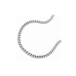 Gallay Kette 2mm Flachpanzerkette 2x diamantiertSilber 925 50cm