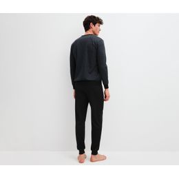 Tchibo - Calida Pyjama-Set mit B&uuml;ndchen &raquo;Relax Streamline 2&laquo; - Herren - Gr. XL - schwarz