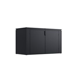 Weide Gartenbox 2400 L Anthrazit Aus Verzinktem Stahl Wetterfes