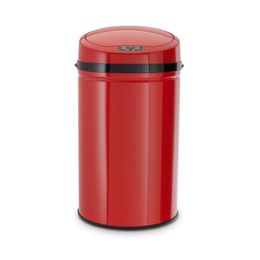 ECHTWERK Abfalleimer 30L mit Sensor - INOX RED
