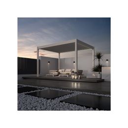 Weide Deluxe Plus Elektr. Terrassen&uuml;berdachung Alu Led 3X4 M