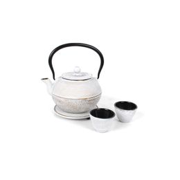 ECHTWERK Teeservice aus Gusseisen creme 1,1L