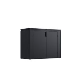 Weide Gartenbox 1340 L Anthrazit Aus Verzinktem Stahl Wetterfest