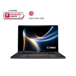 MSI Stealth 16 AI+ B3WI-034, Schwarz, 16 Zoll, QHD+, Intel Core Ultra 9 386H, 32 GB, 1 TB Gaming-Notebook