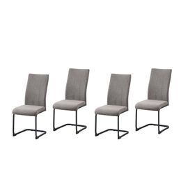 HTI-Living Esszimmerstuhl LennyP 4er-Set Braun