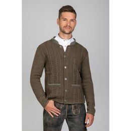 Trachten Strickjacke Jakob Tabak
