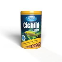 AQUARIS Aquarium Fischfutter - Cichlid Sticks - 1 L
