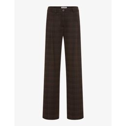 Raphaela by Brax Damen Marlenehose Style PEGGY FLARED MARRONE, dunkelbraun, Gr. 44K