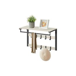 H&ouml;ffner Garderobenpaneel Colex &brvbar; wei&szlig; &brvbar; Holzwerkstoff,Metall &brvbar; Ma&szlig;e (cm): B: 65 H: 42 &raquo; H&ouml;ffner