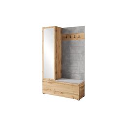 H&ouml;ffner Garderobe Tejo &brvbar; holzfarben &brvbar; Ma&szlig;e (cm): B: 115 H: 191,9 &raquo; H&ouml;ffner