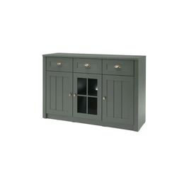 H&ouml;ffner Highboard Verde &brvbar; gr&uuml;n &brvbar; Ma&szlig;e (cm): B: 130 H: 86 T: 43.0 &raquo; H&ouml;ffner