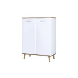H&ouml;ffner Sideboard Landos &brvbar; wei&szlig; &brvbar; Ma&szlig;e (cm): B: 60 H: 81,4 T: 32.0 &raquo; H&ouml;ffner