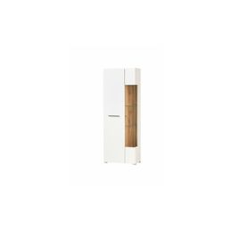 Vitrine Sines &brvbar; wei&szlig; &brvbar; Ma&szlig;e (cm): B: 72 H: 200 &raquo; H&ouml;ffner