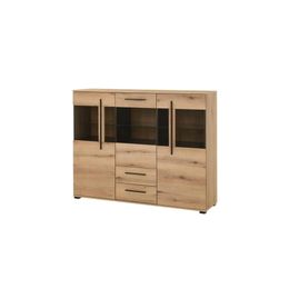 H&ouml;ffner Sideboard Caprioli &brvbar; braun &brvbar; Ma&szlig;e (cm): B: 60 H: 126 &raquo; H&ouml;ffner