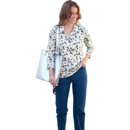 Damen Poloshirt mit Minimalprint jade-dunkelblau-bedruckt, Gr&ouml;&szlig;e 38