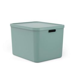 Rotho Aufbewahrungsbox Albula, Mintgr&uuml;n, Kunststoff, 40.5x34x48.9 cm, Ordnen & Aufbewahren, Aufbewahrungsboxen