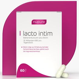nupure Lacto intim 2 Packungen - zur Unterst&uuml;tzung der Regeneration der Vaginalschleimhaut, milchs&auml;urebakterien kolonisieren die Schleimh&auml;ute