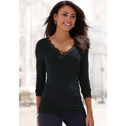 Lascana Langarmshirt