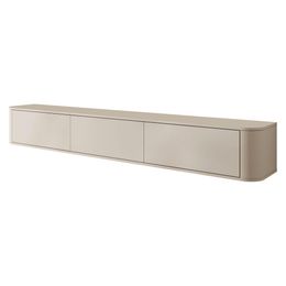 Mirjan24 Tv-Lowboard, Kaschmir, Holzwerkstoff, Rechteckig, 200x29x34 cm, Wohnzimmer, Wohnw&auml;nde, Lowboards, Lowboards stehend