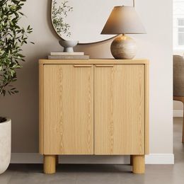 Hometopia Modernes, Braun, Holz, Bootsf&ouml;rmig,Bootsf&ouml;rmig, 72x75x39.5 cm, Wohnzimmer, Kommoden & Sideboards, Sideboards