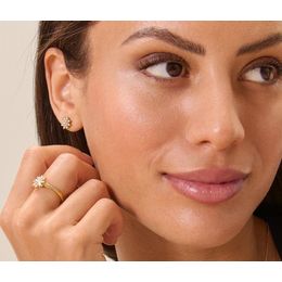 Tchibo - 585 Gold-Ring mit 31 Brillanten - Gr. 18 - gold