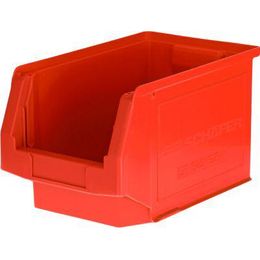 Sch&auml;fer Shop Sichtlagerkasten SSI Sch&auml;fer Serie PROFI LF 322, Kunststoff, 10,4 l, rot