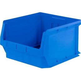 Sch&auml;fer Shop Sichtlagerkasten SSI Sch&auml;fer Serie PROFI LF 543, PP-Kunststoff, L 520/450 mm x B 470/450 mm x H 300 mm, 57 l, blau
