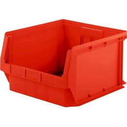 Sch&auml;fer Shop Sichtlagerkasten SSI Sch&auml;fer Serie PROFI LF 543, PP-Kunststoff, L 520/450 mm x B 470/450 mm x H 300 mm, 57 l, rot